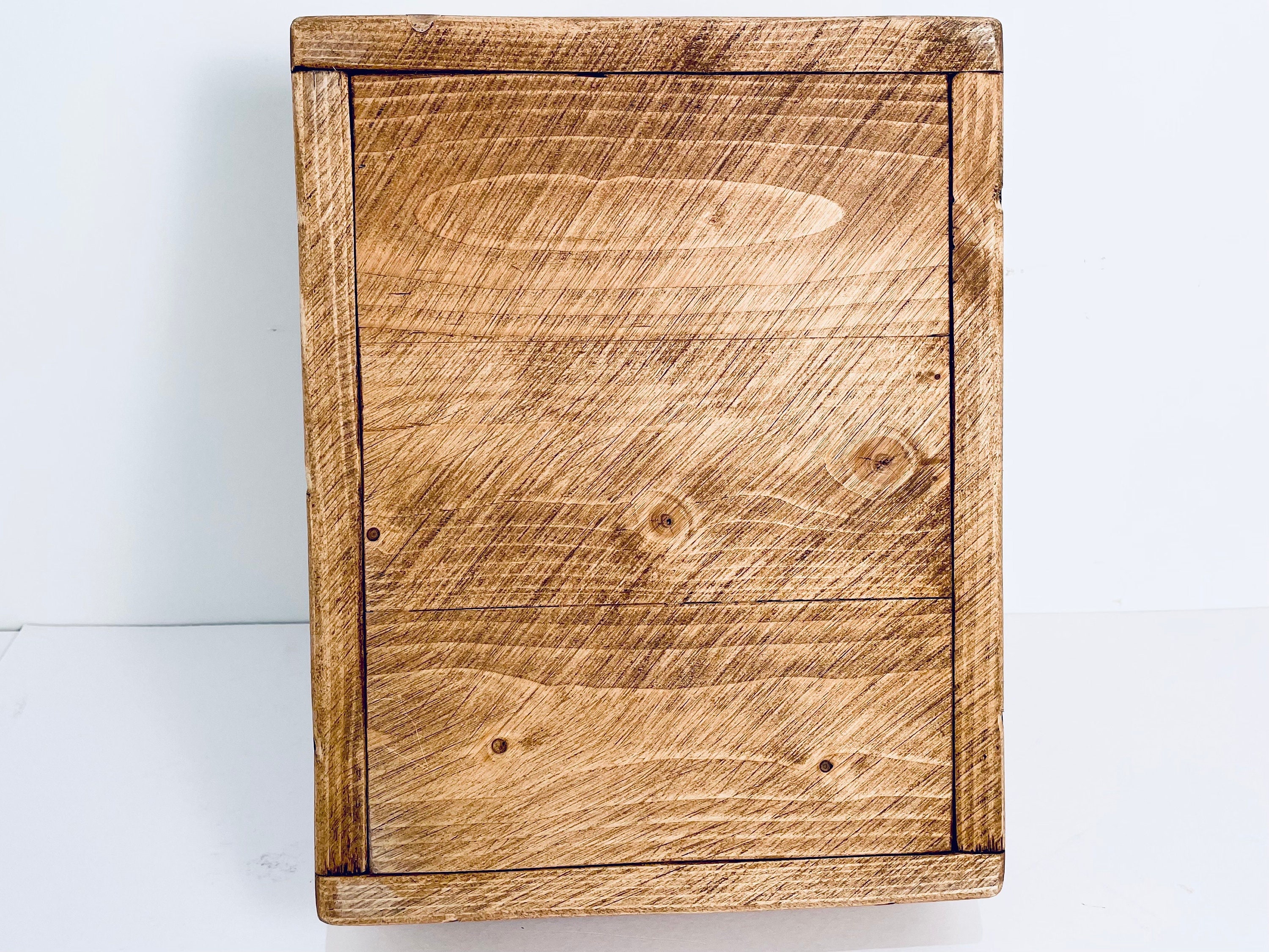 Rustic Letter Tray A4 , Desk Tidy, Wooden Desk Top Organiser ...