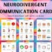 100+ Neurodivergent Communication Cards | Non Verbal Communication ...