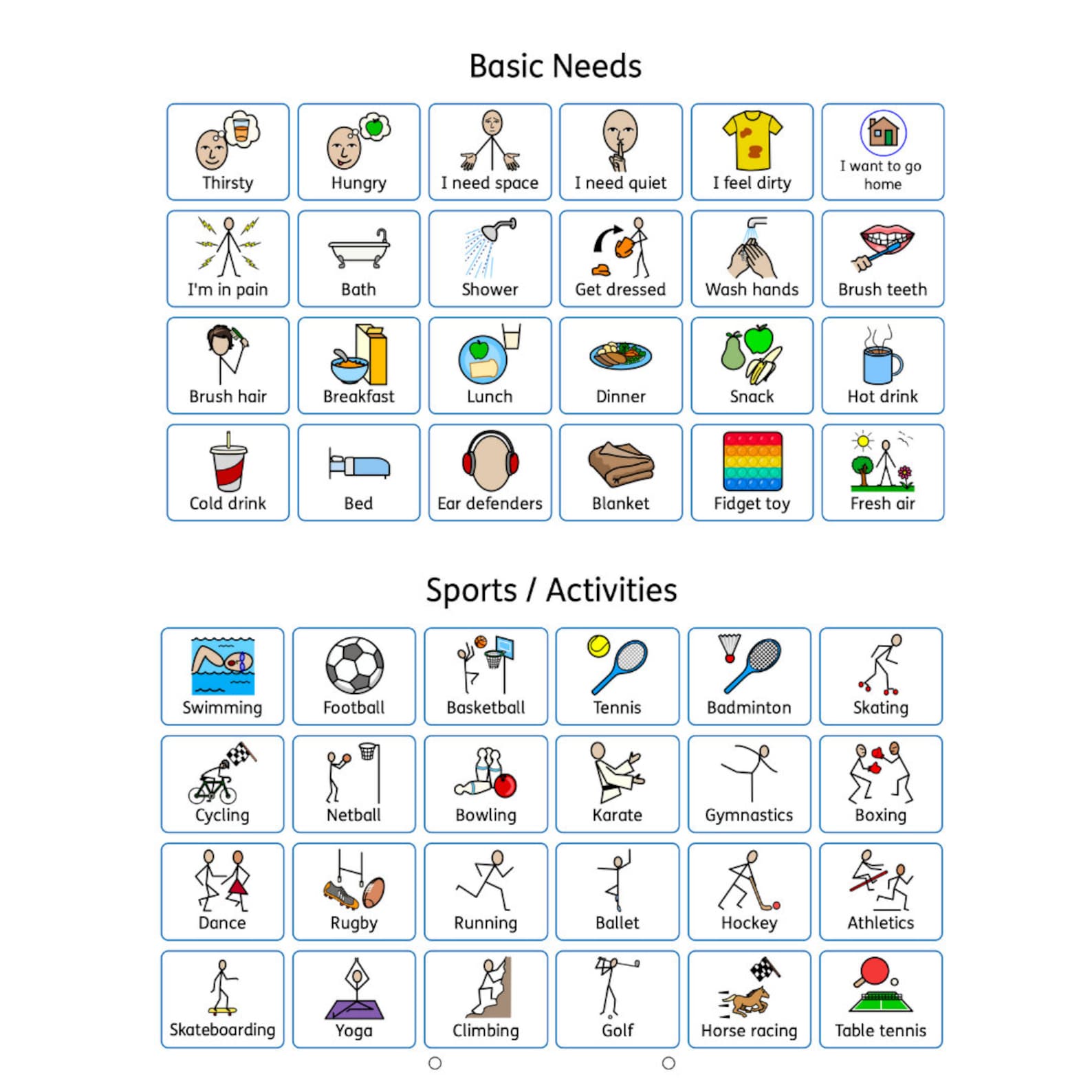 Non Verbal Communication Visual Book 384 Cards SEND Autism Visual Board ...