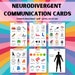 100+ Neurodivergent Communication Cards | Non Verbal Communication ...