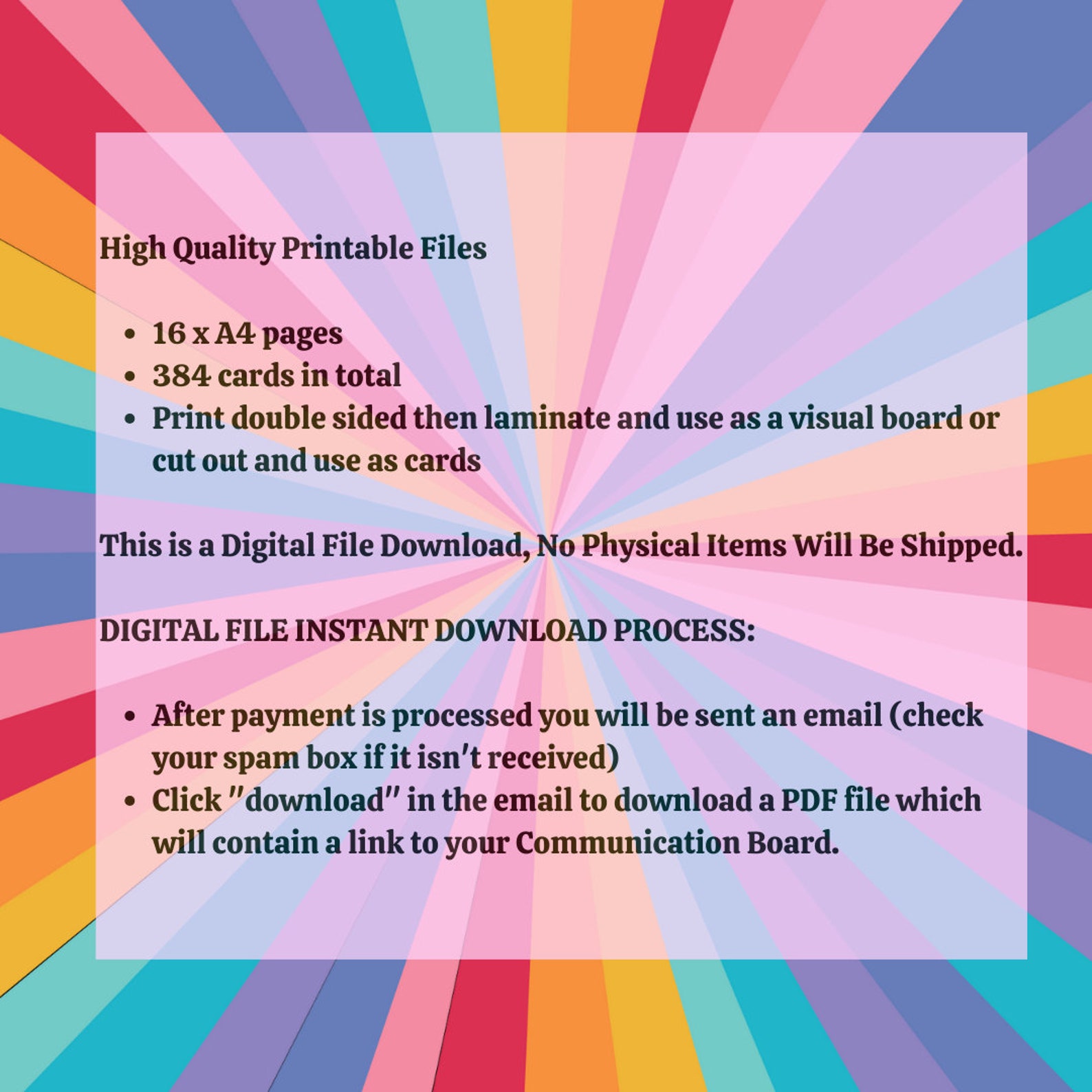 Non Verbal Communication Visual Book 384 Cards SEND Autism Visual Board ...