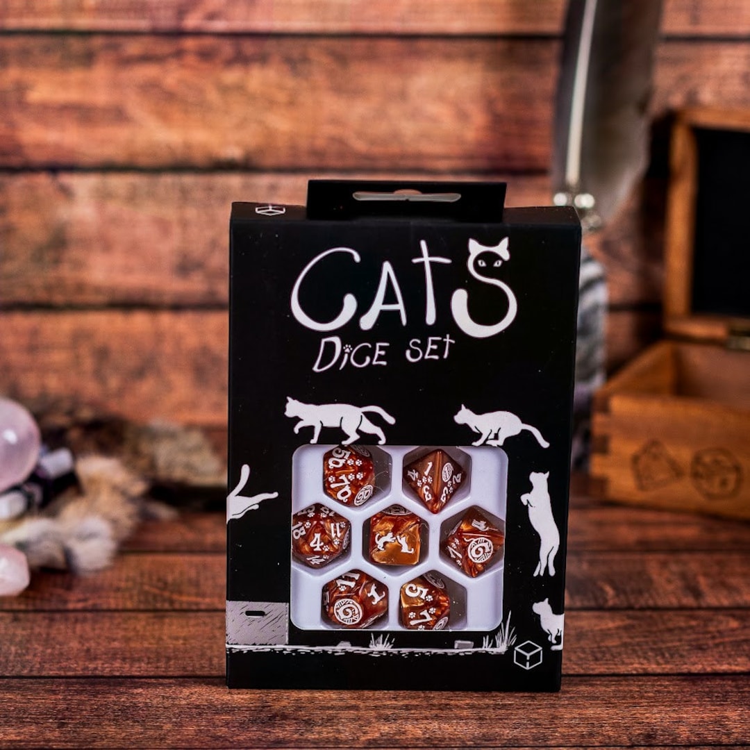 CATS Dice Set: Muffin for Dungeons and Dragons and Other Ttrpg's - Etsy
