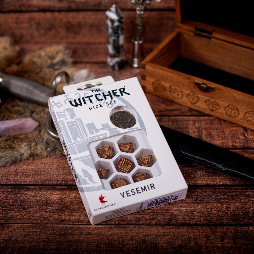 The Witcher Wise Witcher Dice Set for Dungeons and Dragons - Etsy