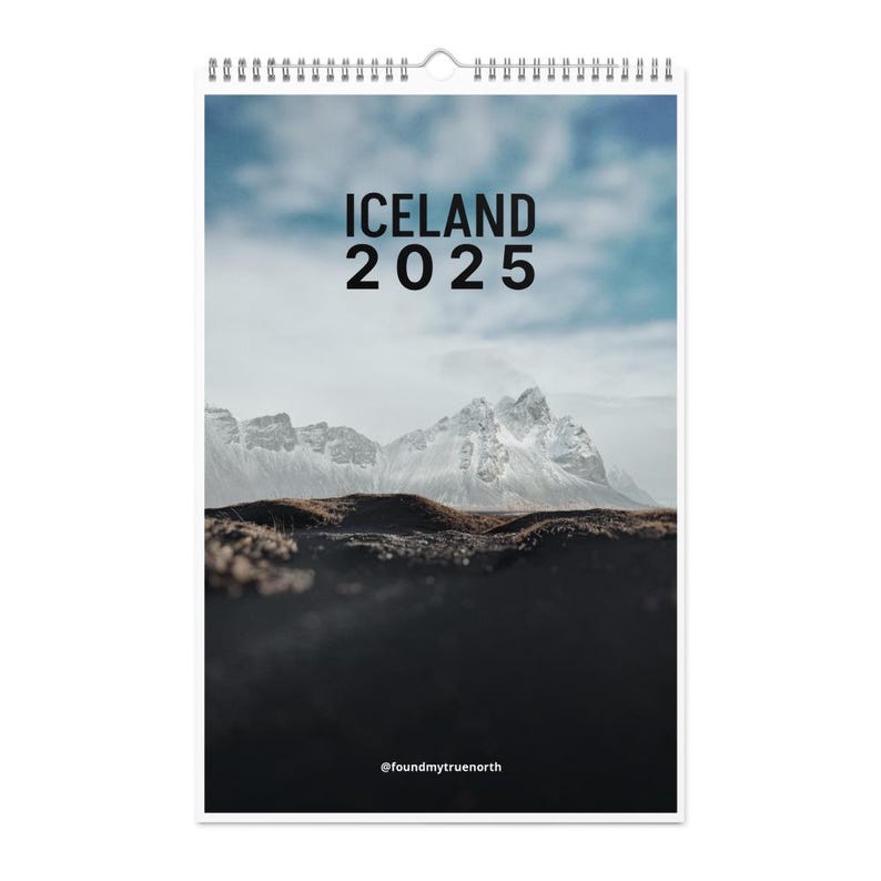 Iceland Photography Wall Calendar 2025 - Etsy