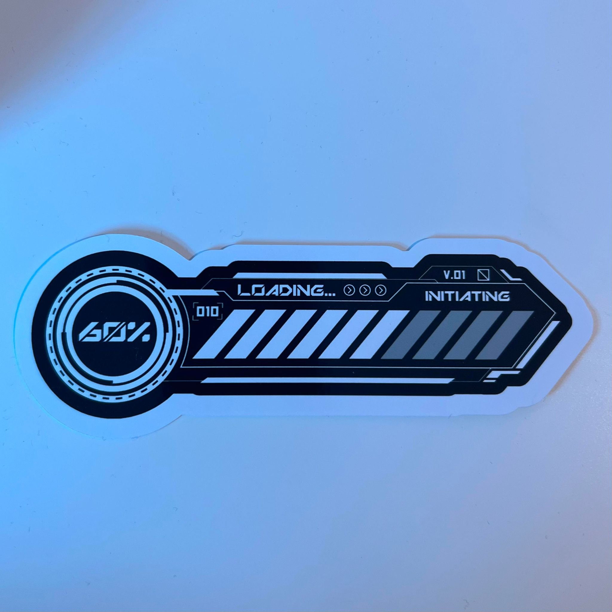 LOADING Sticker Cyberpunk Cybercore Cyber Futuristic Techwear Y2K - Etsy
