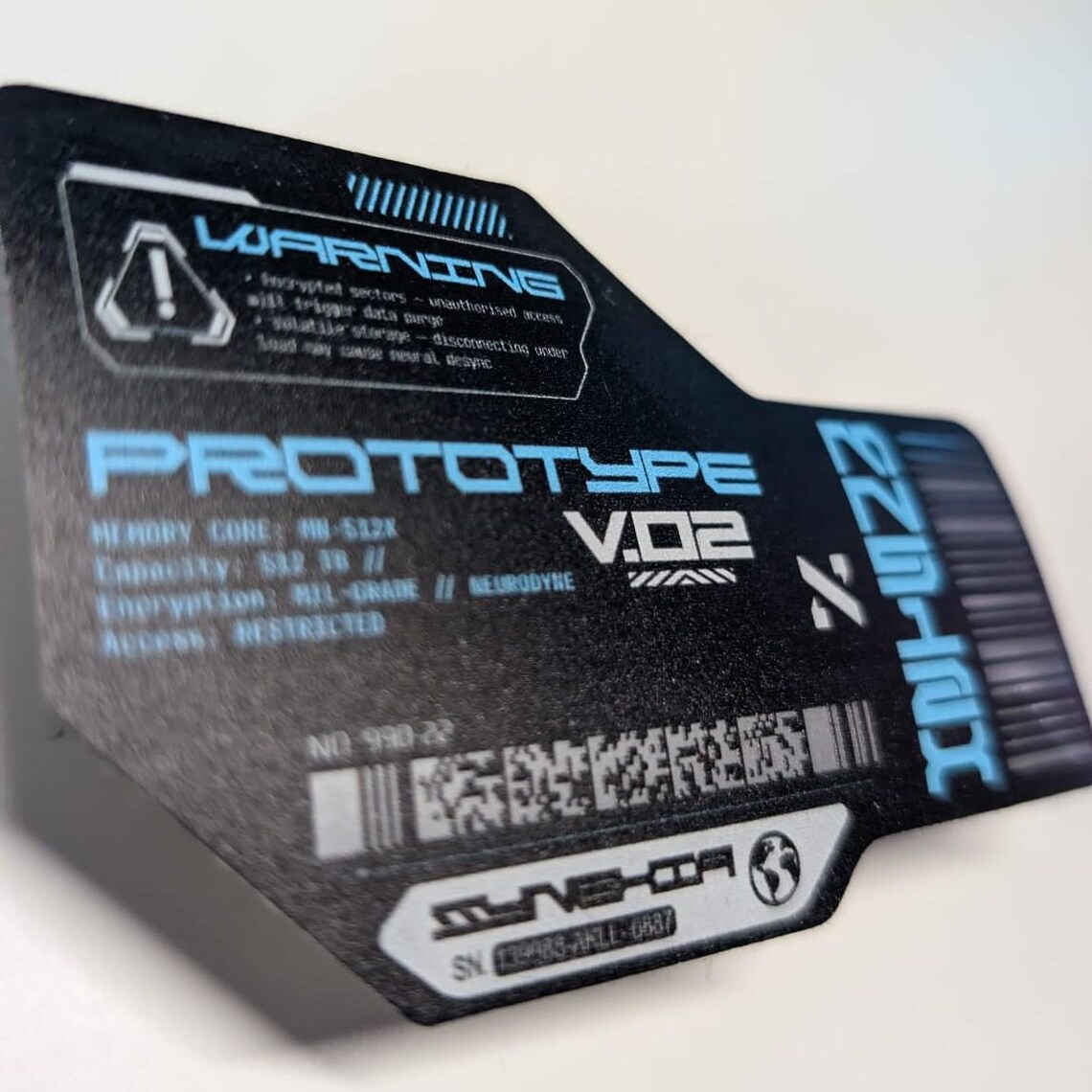 Cyberpunk Techwear Sticker – Metallic Silver Memory Chip Design - Etsy