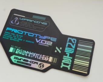 Cyberpunk Techwear Vinyl Sticker: Waterproof Laptop Decal - Etsy UK