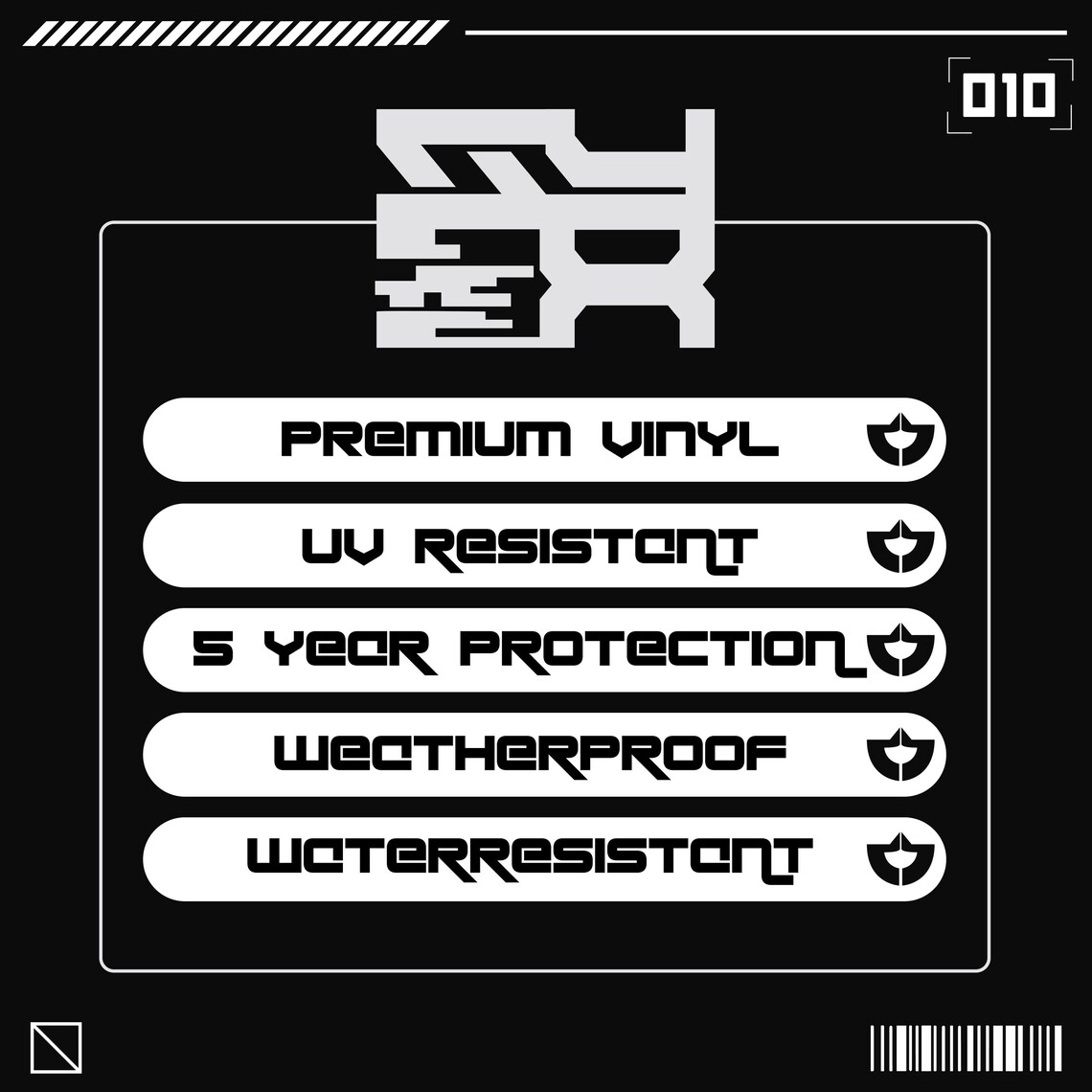 Cyberpunk Techwear Vinyl Sticker: Waterproof Laptop Decal - Etsy