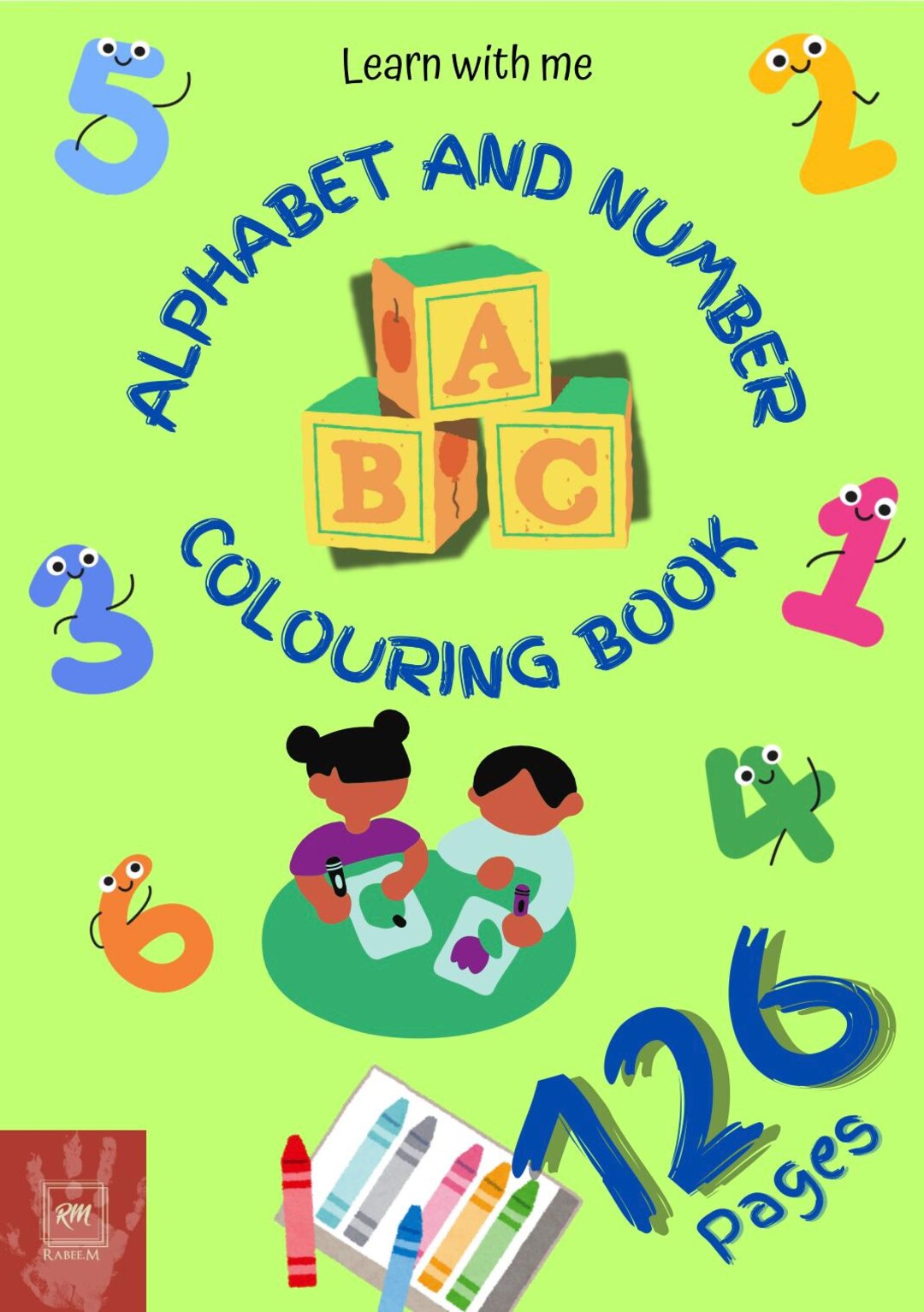 Alphabet and Number Book - Etsy