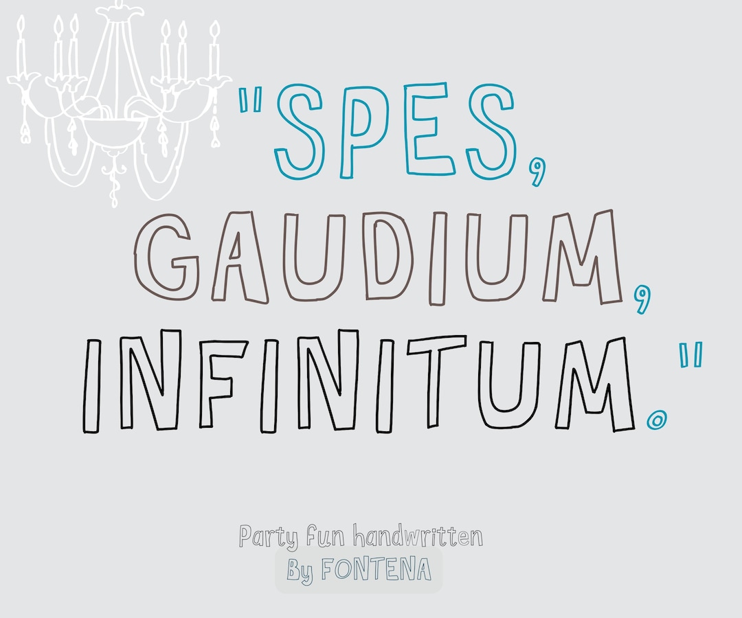 Playful Handwritten Font: Party & Wedding (OTF, TFF) - Etsy