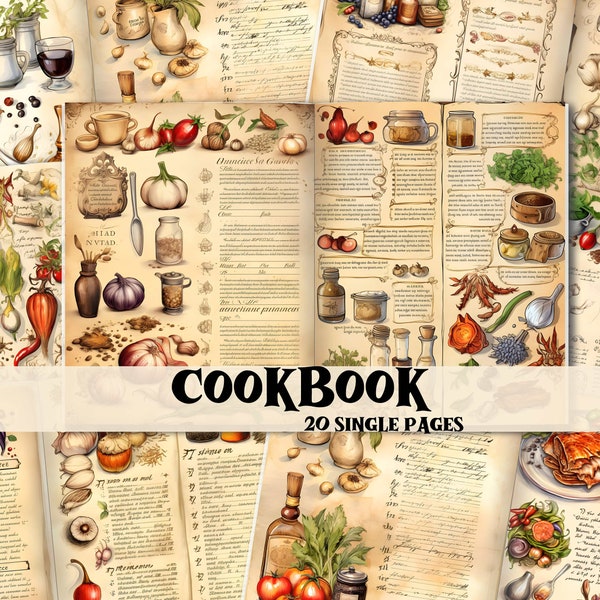 Cooking Scrapbook - Etsy