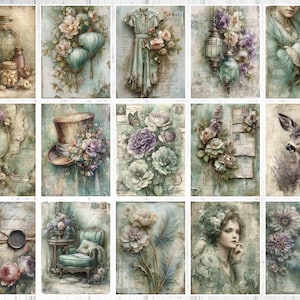 Timeless Stamperia Junk Journal Kit Victorian Vintage Scrapbook ...