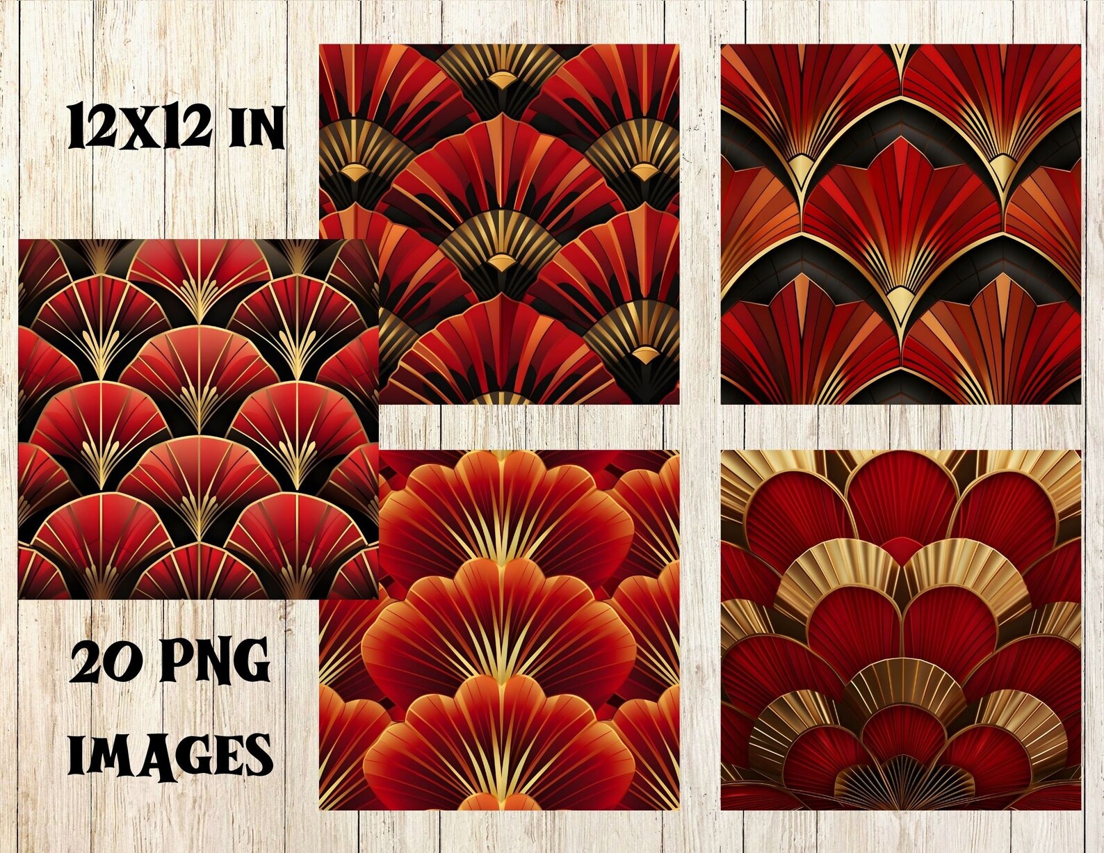 Luxury Background Red Gold Art Deco Backgrounds Art Deco Printable ...