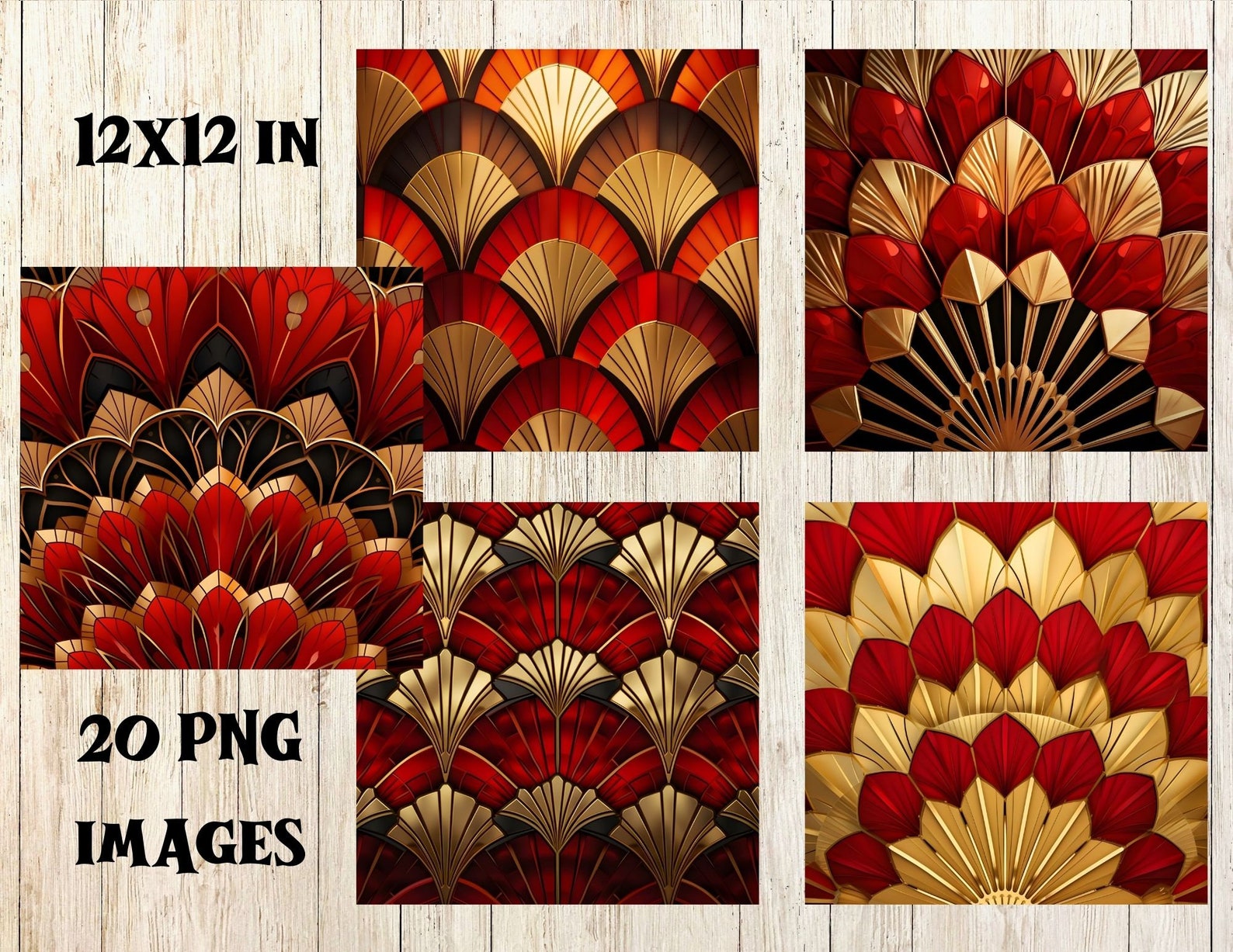 Luxury Background Red Gold Art Deco Backgrounds Art Deco Printable ...