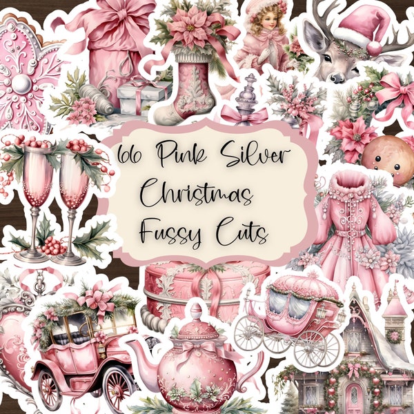 Pink Christmas Printables - Etsy
