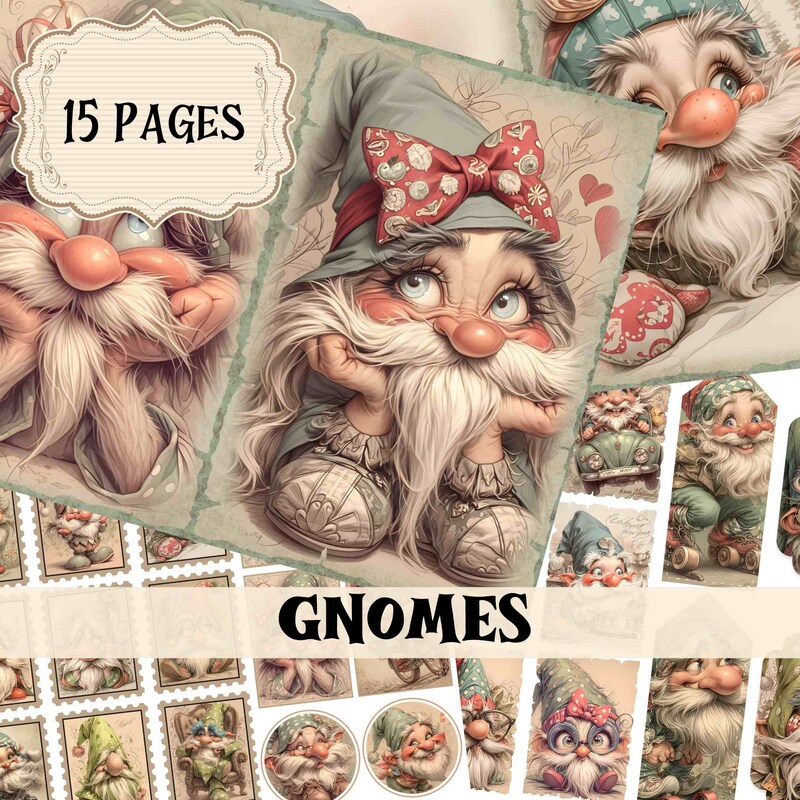 Vintage Gnomes - Etsy