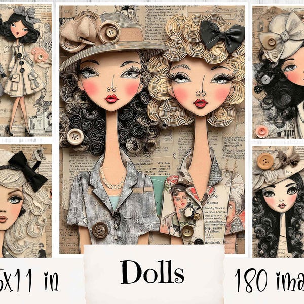 Peg Doll Victorian - Etsy UK