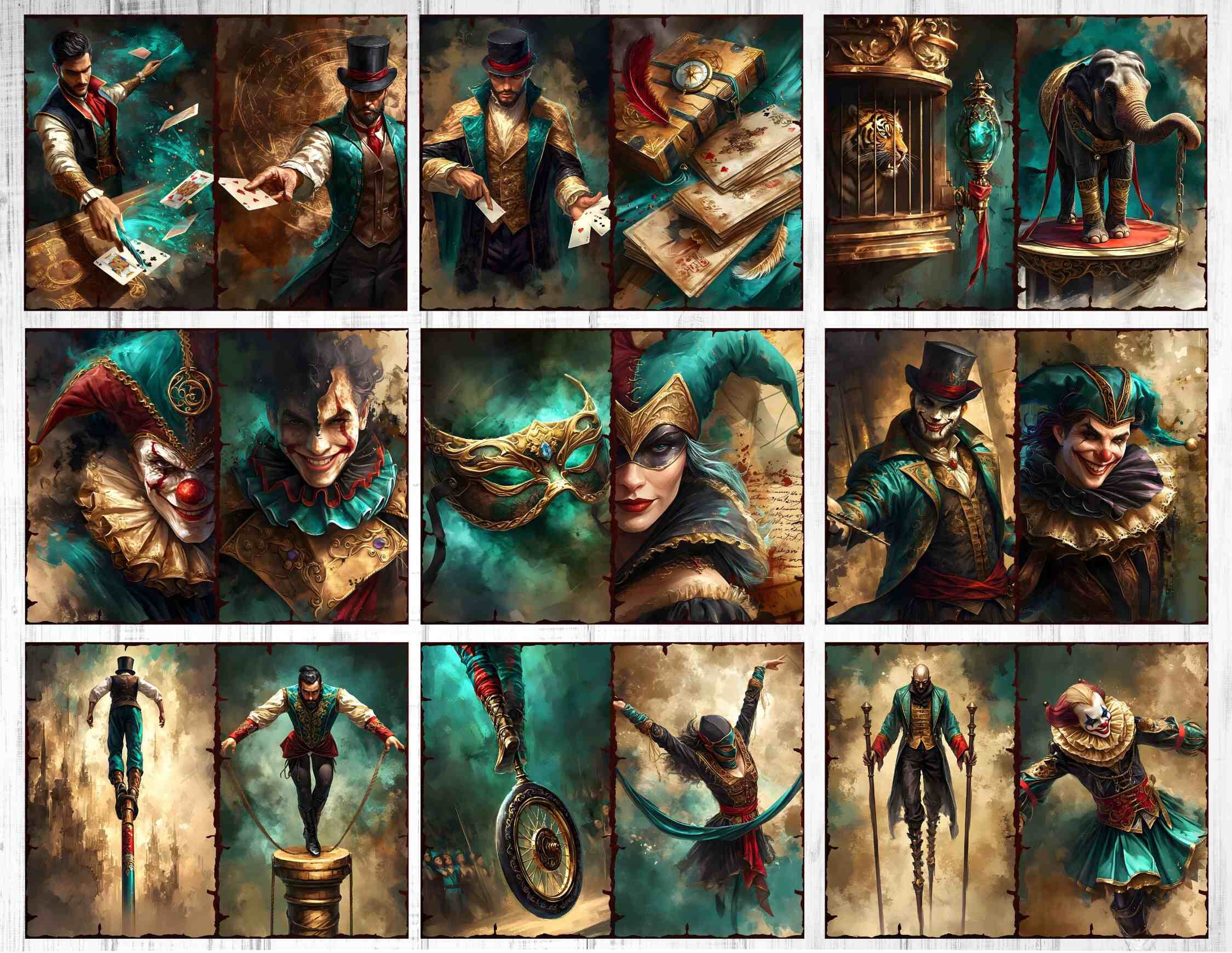 Circus Junk Journal Supplies Circus Scrapbook Digital Pages Circus ...