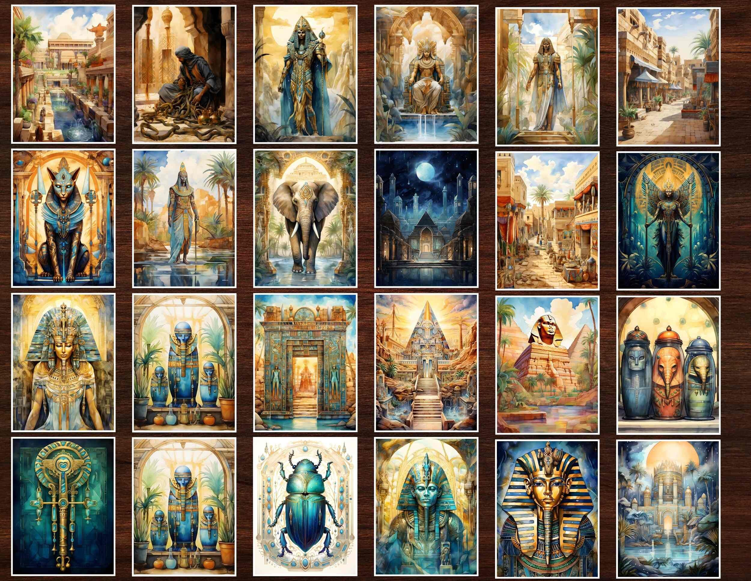 Ancient Egypt Junk Journal Kit: Shabby Chic Printable Pages (digital ...