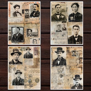 Victorian Era Photos Junk Journal Vintage Photos Junk Journal Supplies ...