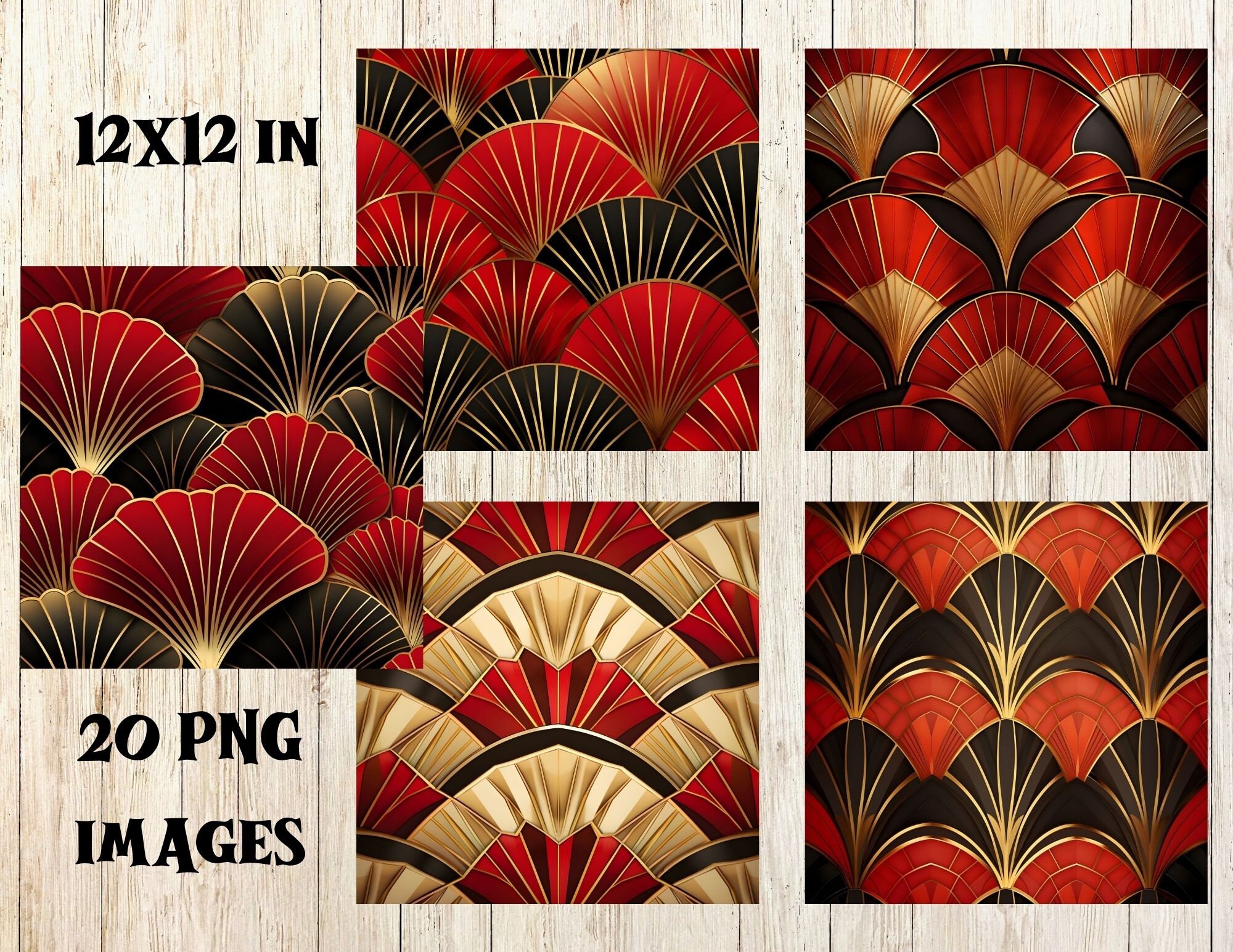 Luxury Background Red Gold Art Deco Backgrounds Art Deco Printable ...