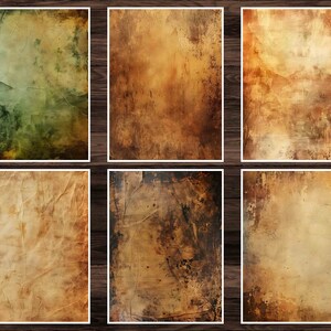 Grunge Junk Journal Supplies Grunge Scrapbook Digital Paper Brown ...