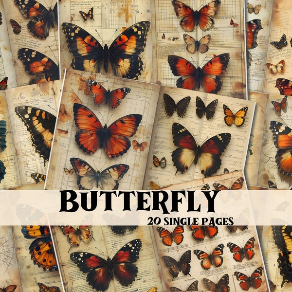 Butterfly Scrapbook - Etsy