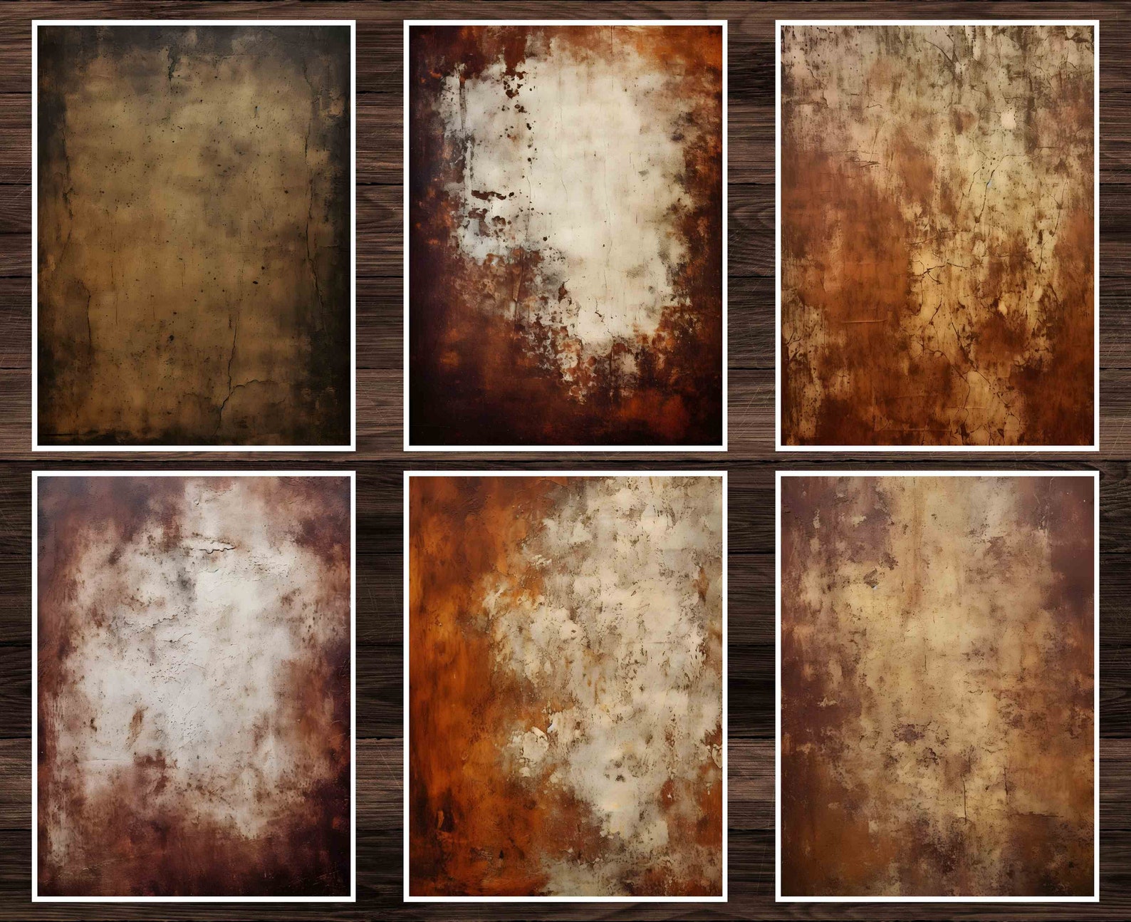 Grunge Junk Journal Supplies Grunge Scrapbook Digital Paper Brown ...