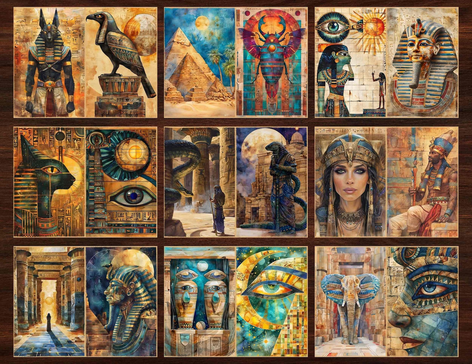 Ancient Egypt Junk Journal Kit: Shabby Chic Printable Pages (digital ...