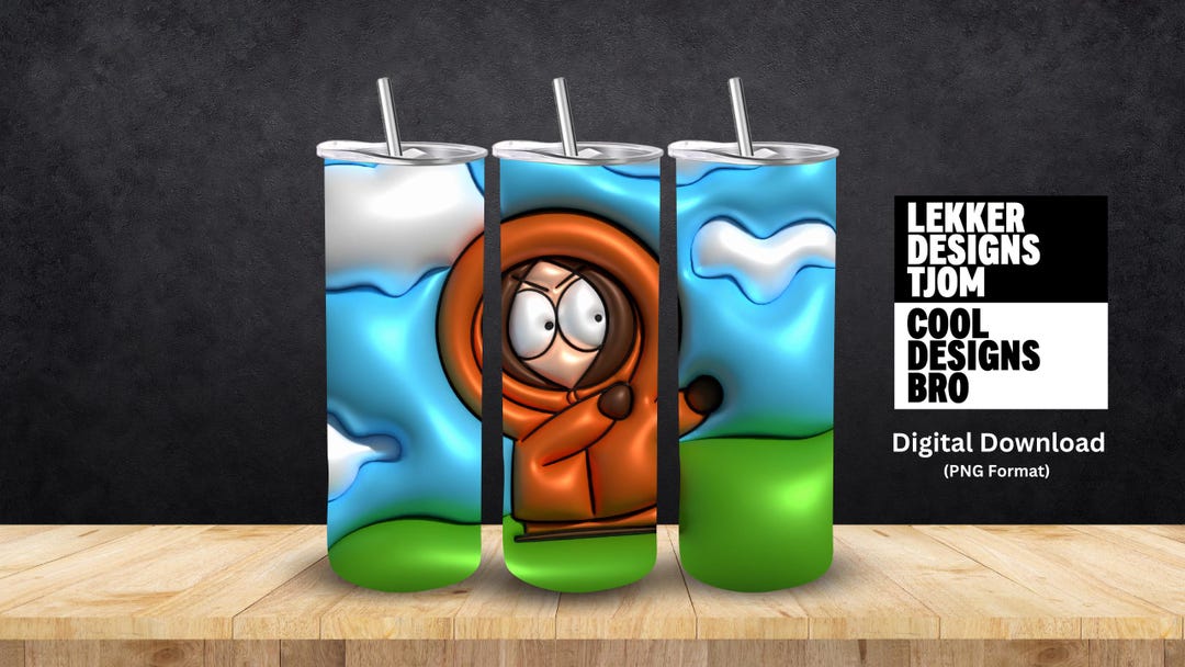 Kenny 3D Inflated Tumbler Wraps - Etsy