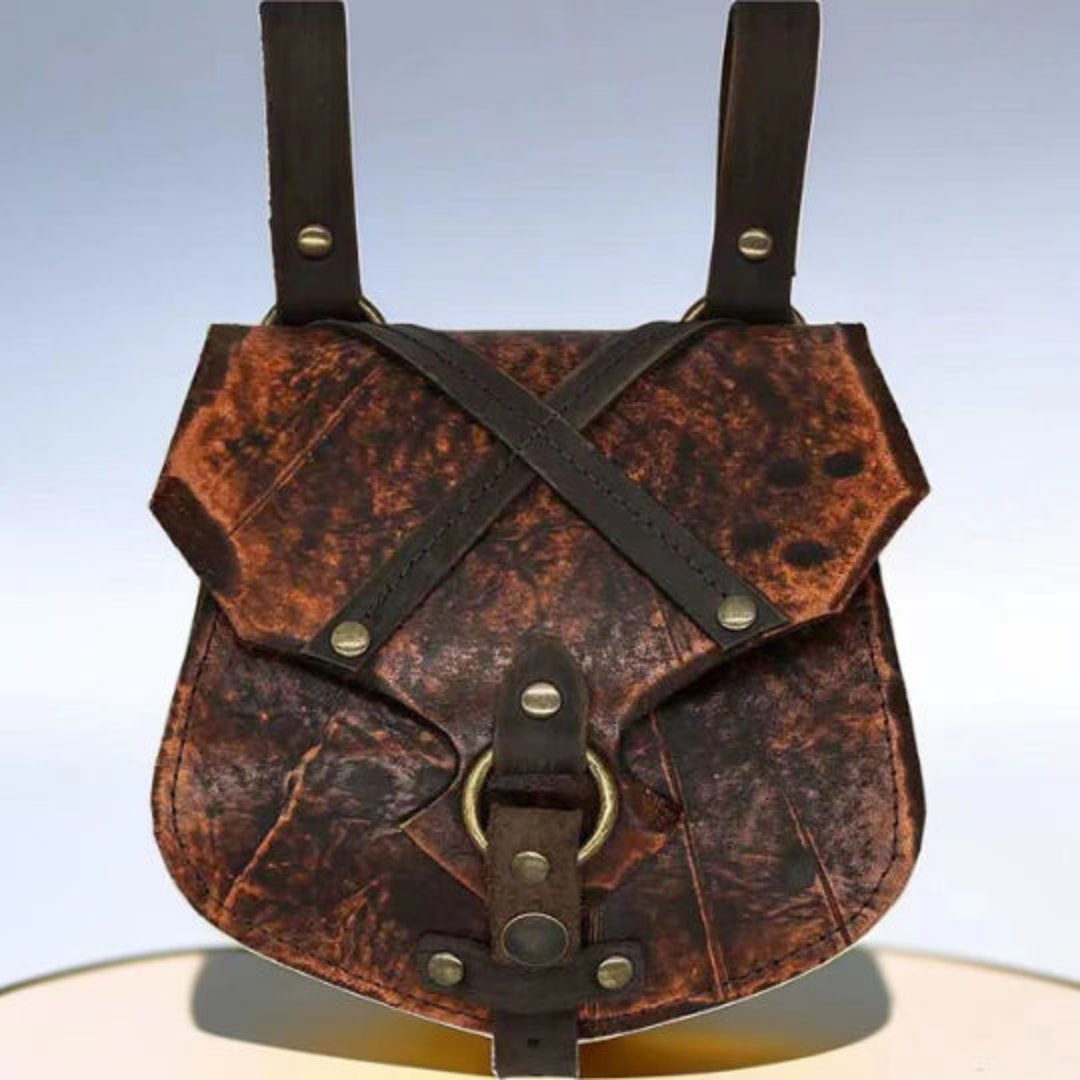 Renaissance Belt Pouch Medieval Drawstring Leather Pouch - Etsy