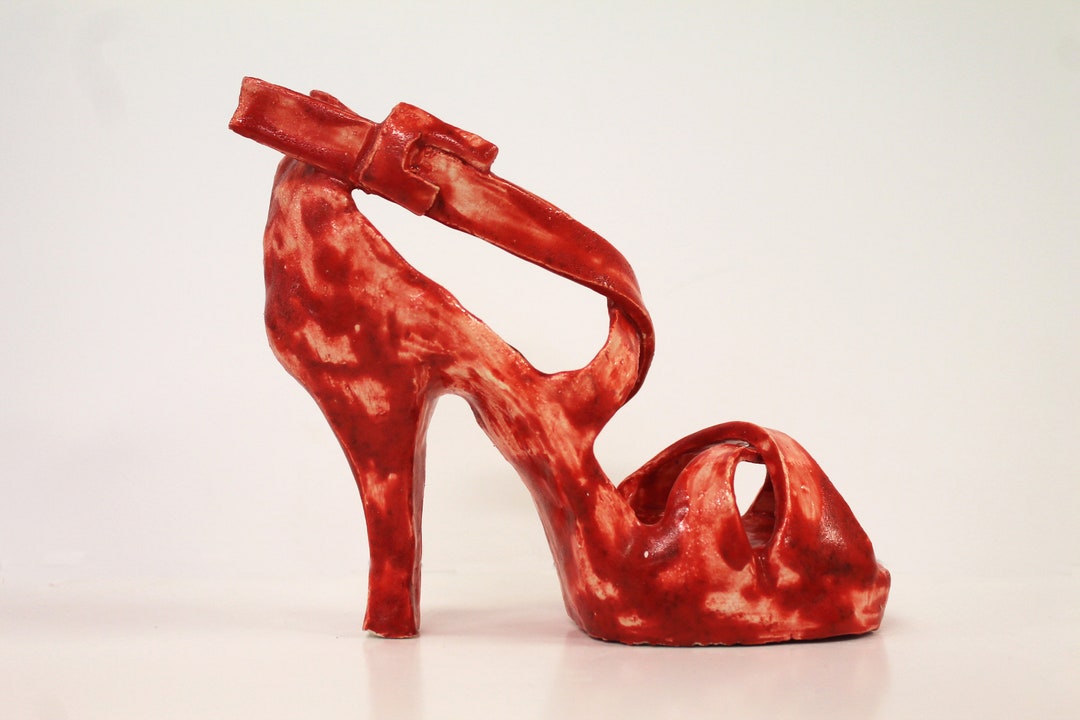 Heeled Shoe, Sculpture. - Etsy
