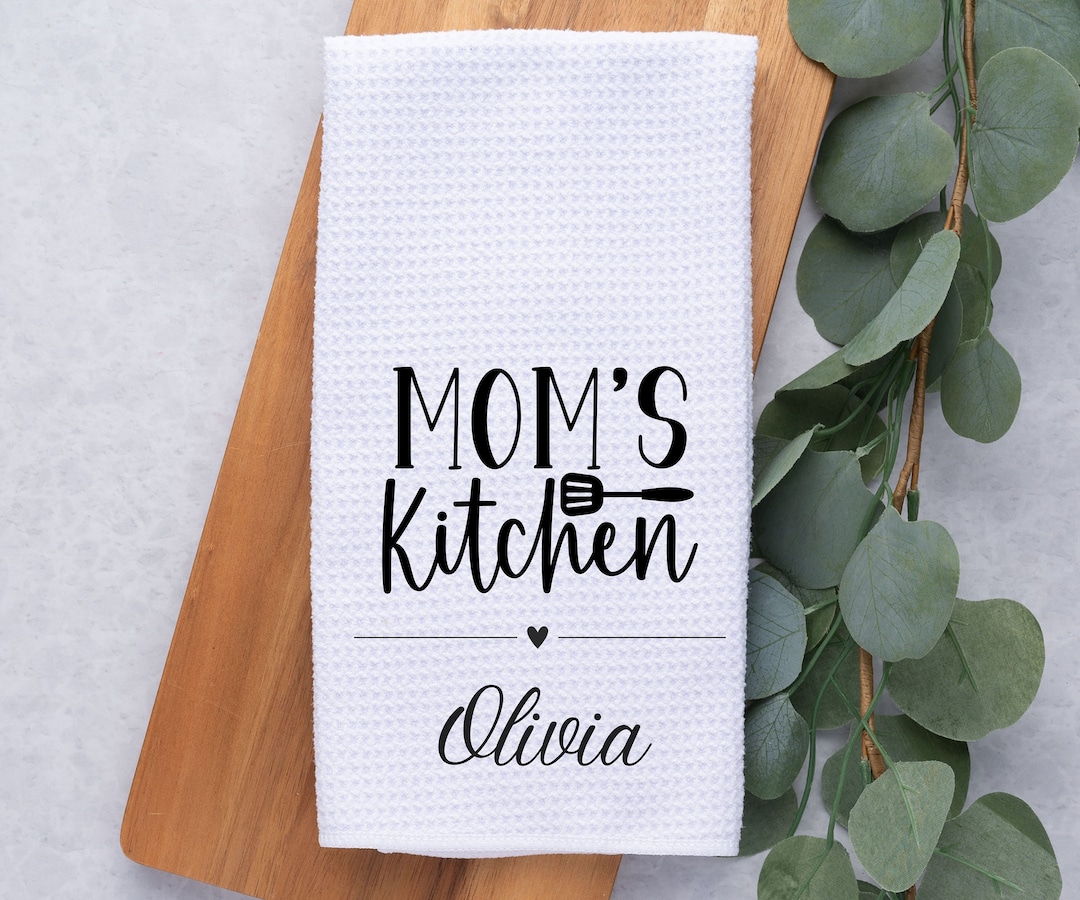Personalized Kitchen Towel, Monogramm Kitchen Towel, Cute Tea Towels ...