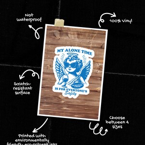 Sweet Girl With Anger Issues Meme Vinyl Sticker Y2k Sticker Sarcasm ...