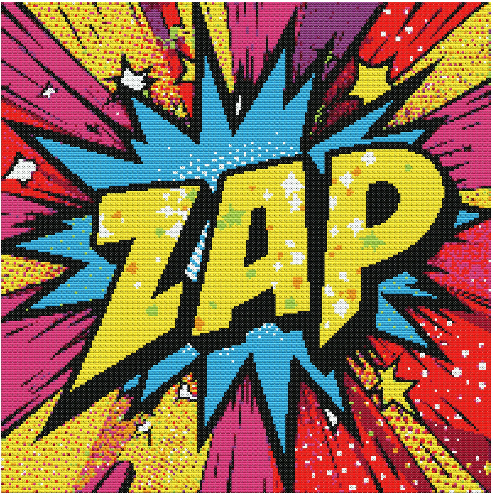 ZAP Pop Art Cross Stitch Pattern PDF : Digital Download - Etsy