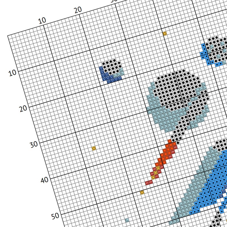 Space Rocket Cross Stitch Pattern PDF : Digital Download - Etsy