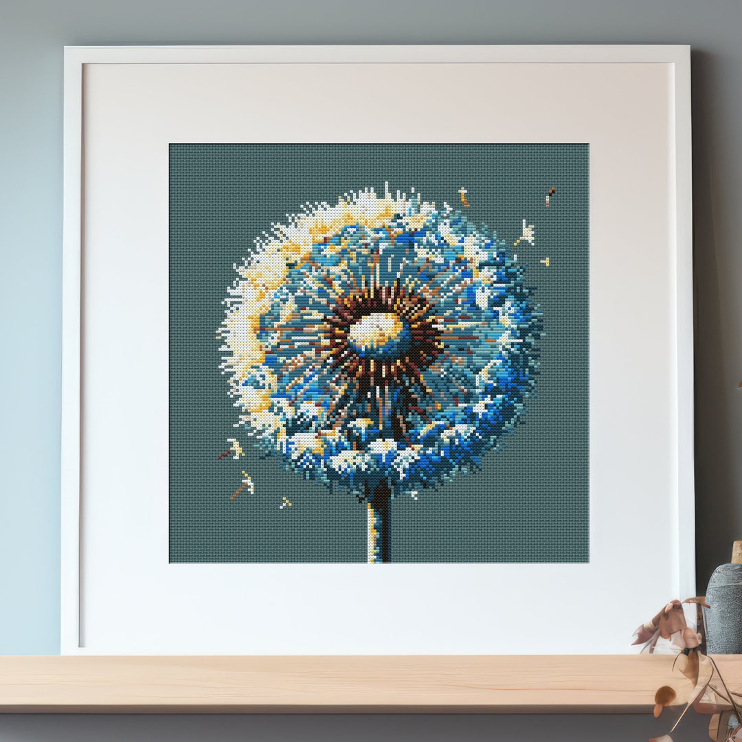 Dandelion Cross Stitch Pattern PDF : Digital Download - Etsy