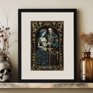The Lovers Tarot 'love Never Dies' Cross Stitch Pattern PDF : Digital ...