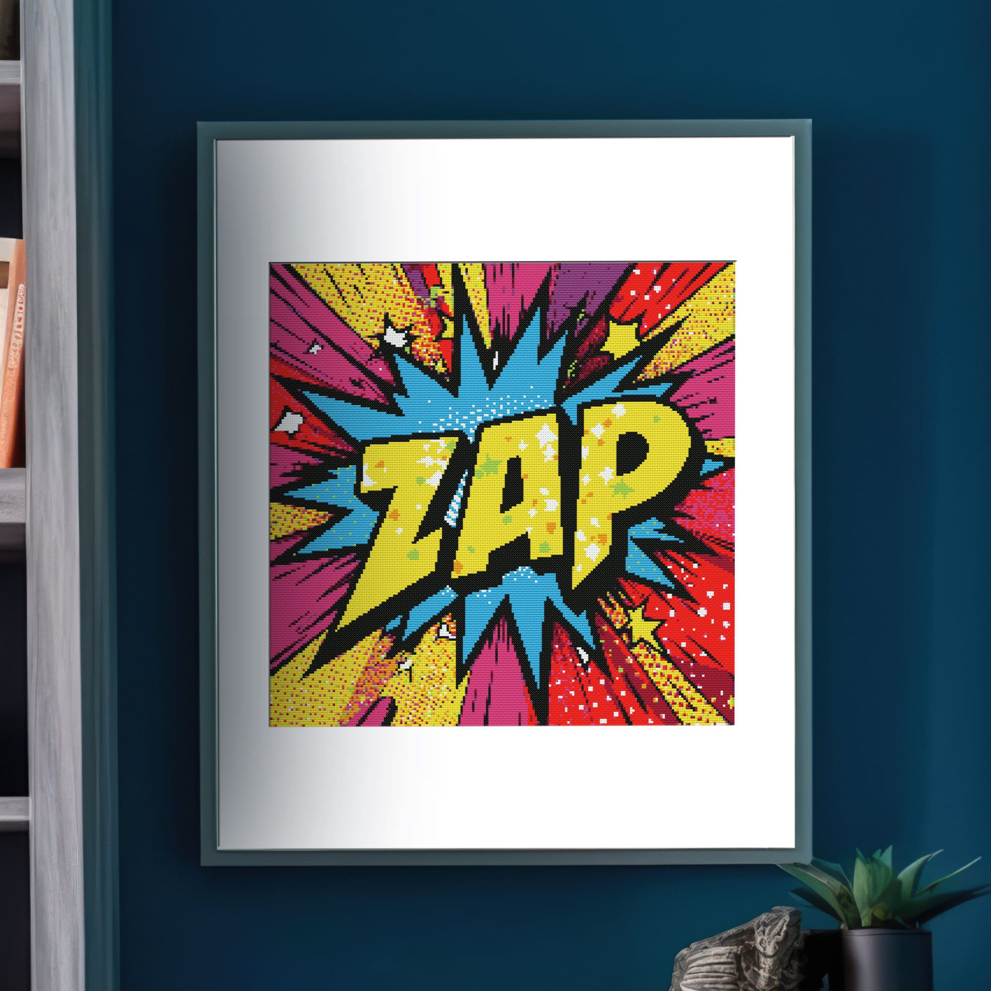 ZAP Pop Art Cross Stitch Pattern PDF : Digital Download - Etsy