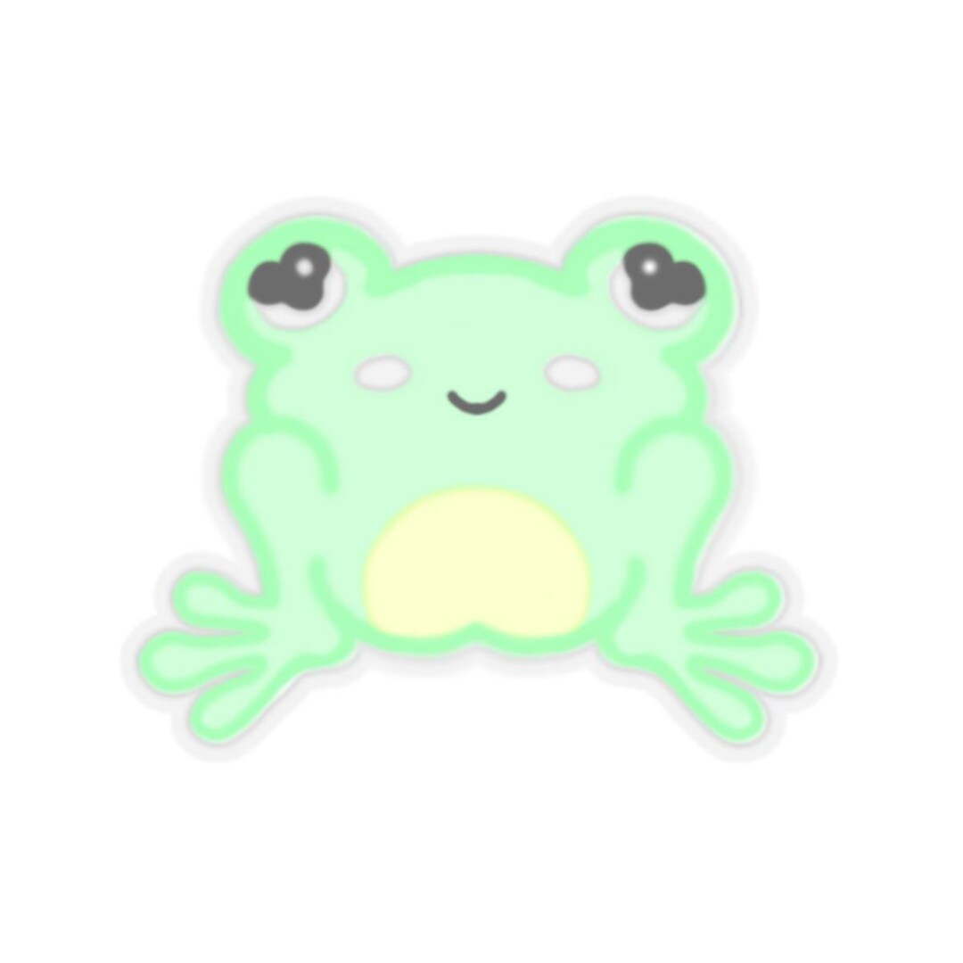Cutie Frog Sticker - Etsy