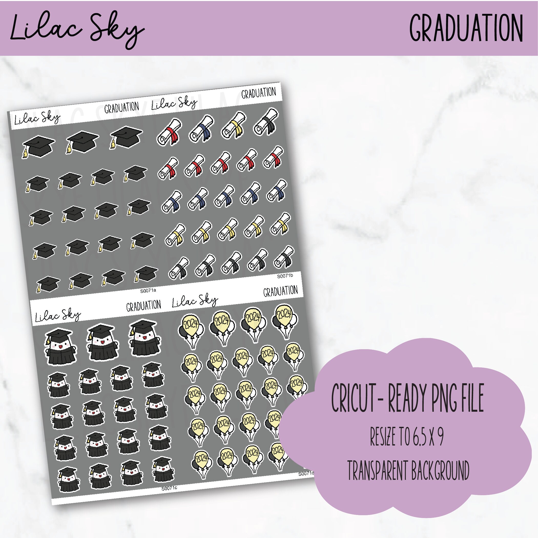 Graduation Stickers, Graduation Printable Stickers, Printable Planner ...