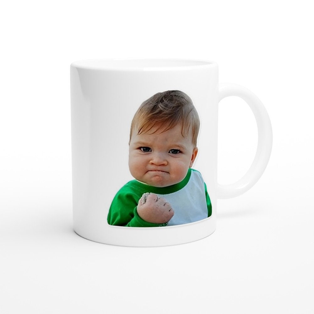 Meme Mug - Success Kid - AI Enhanced Image - Etsy