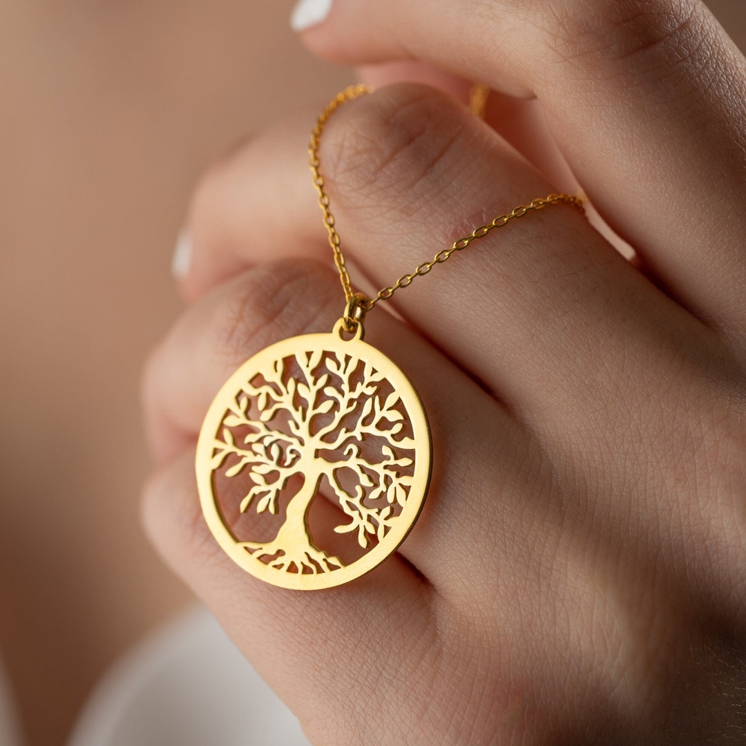 Unique Tree of Life Pendant, 925 Sterling Silver Tree of Life Charm ...