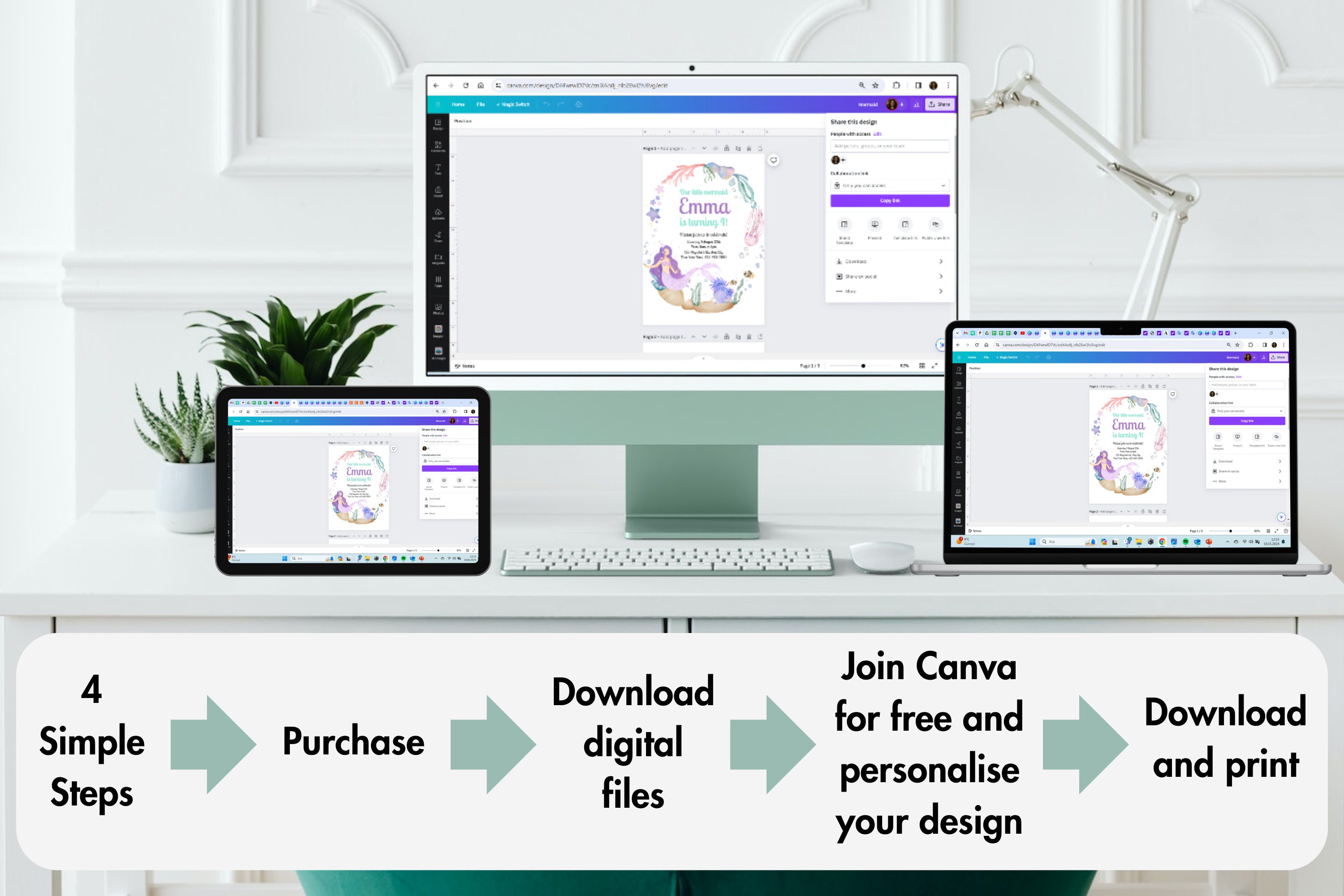 Ocean Birthday Editable Flag Banner, Nautical Kids Birthday Party ...