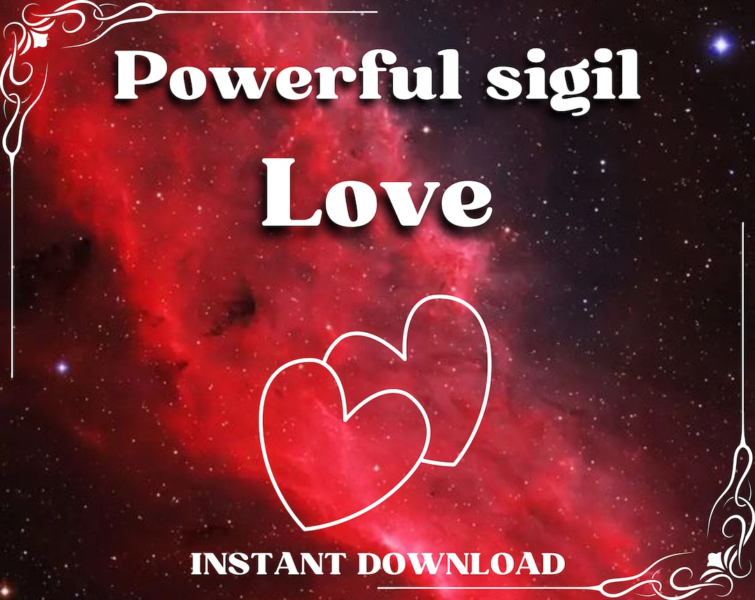 Powerful Love Sigil + Guide for Passion & Connection - Ignite Heartfelt ...