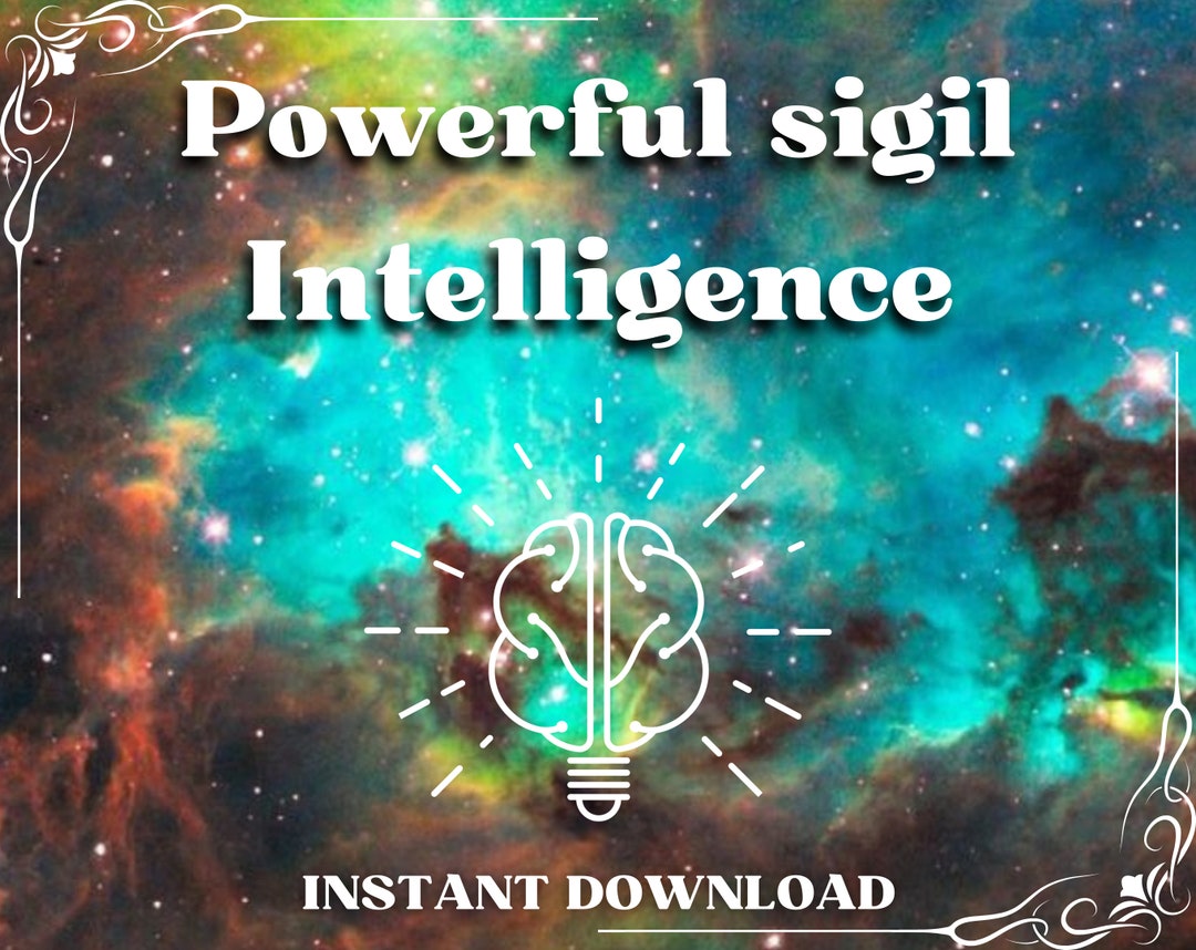 Powerful Sigil + Guide for Enhanced Intelligence - Unlock Wisdom ...