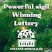 Powerful Winning Lottery Sigil + Guide - Harness Luck & Wealth ...