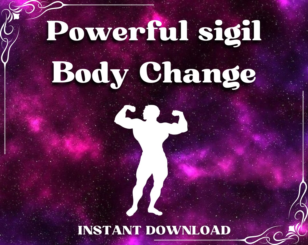 Powerful Sigil Guide for Body Transformation Embrace Your Ideal Self ...