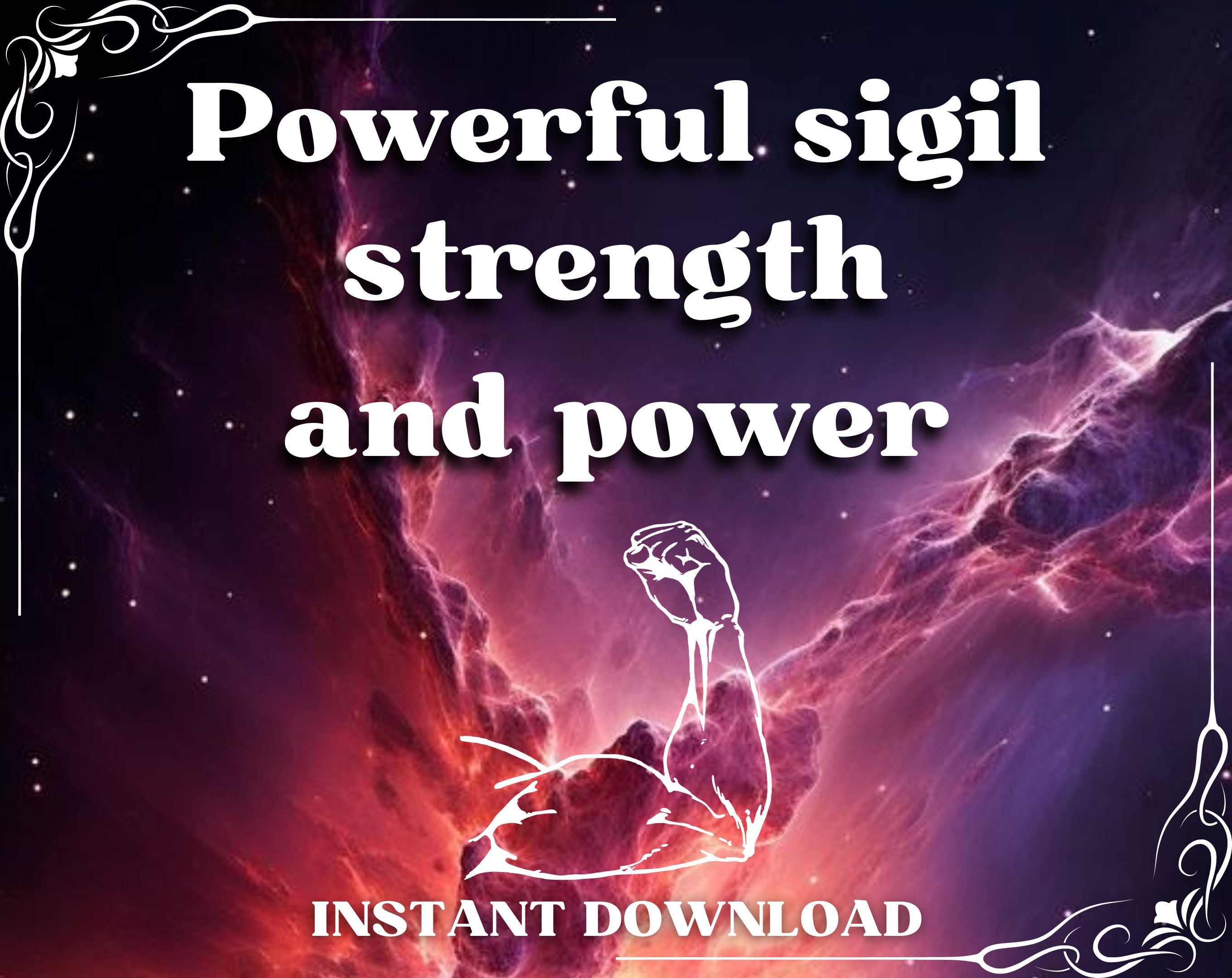 Powerful Strength and Power Sigil + Guide - Harness Inner Vigor ...