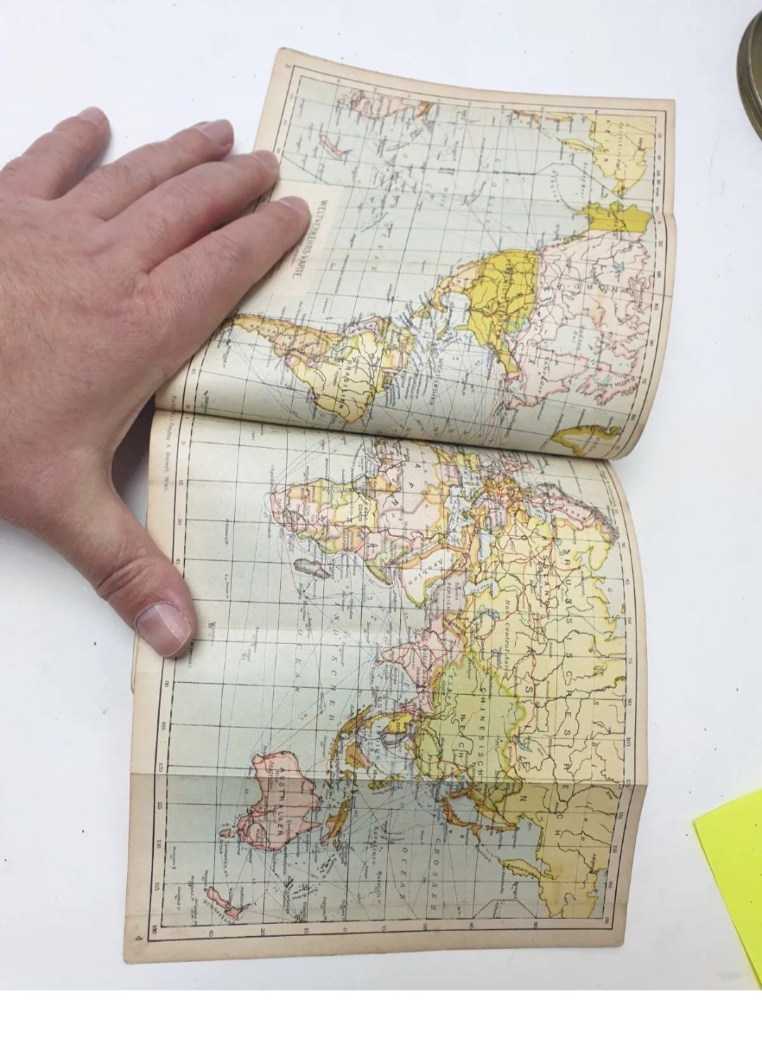 Vintage 1912 Atlas Map GERMANY GERMANIC CONFEDERATION - Etsy